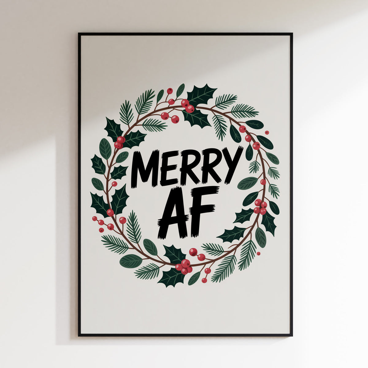 Merry AF Wreath – Punk Haus UK
